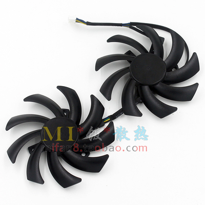 原装全新机箱 迪兰R9 280X 3G  显卡温控双风扇 PLD09210D12HH