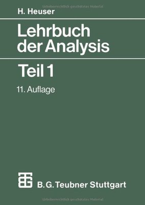 【预售】Lehrbuch Der Analysis: Teil 1