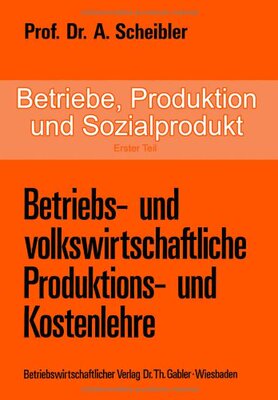 【预售】Betriebe, Produktion Und Sozialprodukt: Erster...