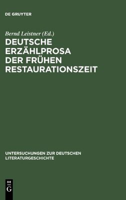 【预售】Deutsche Erzahlprosa Der Fruhen Rest...