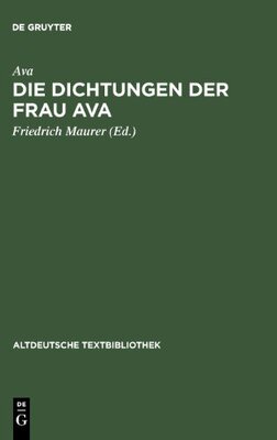 【预售】Die Dichtungen Der Frau Ava