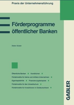 【预售】Forderprogramme Offentlicher Banken