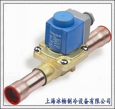 鸿森电磁阀 EVR20-7 22mm 螺口 冷库电磁阀