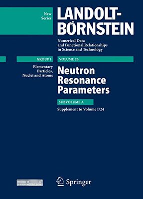 【预订】Neutron Resonance Parameters