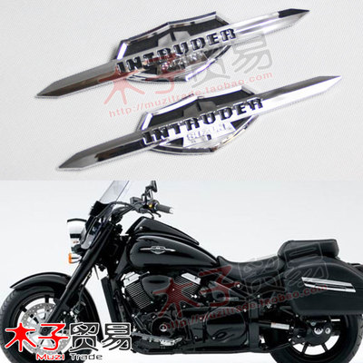 适用Intruder VL400/VL800/LC1500/C800/C1500/M800立体油箱贴花