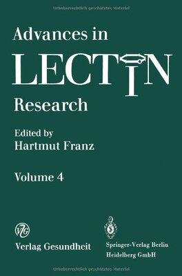 【预售】Advances in Lectin Research: Volume 4