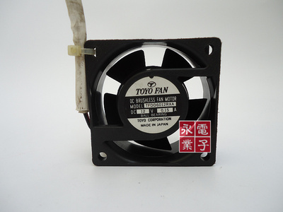 原装日本TOYO FAN TFDD06012RXA 6025 6CM 12V 0.15A 2线散热风扇