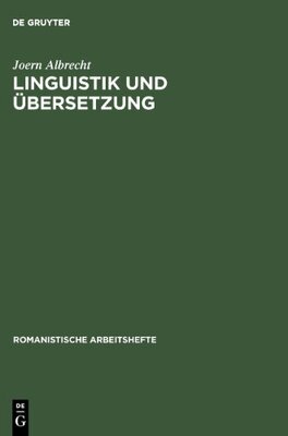 【预售】Linguistik Und Ubersetzung