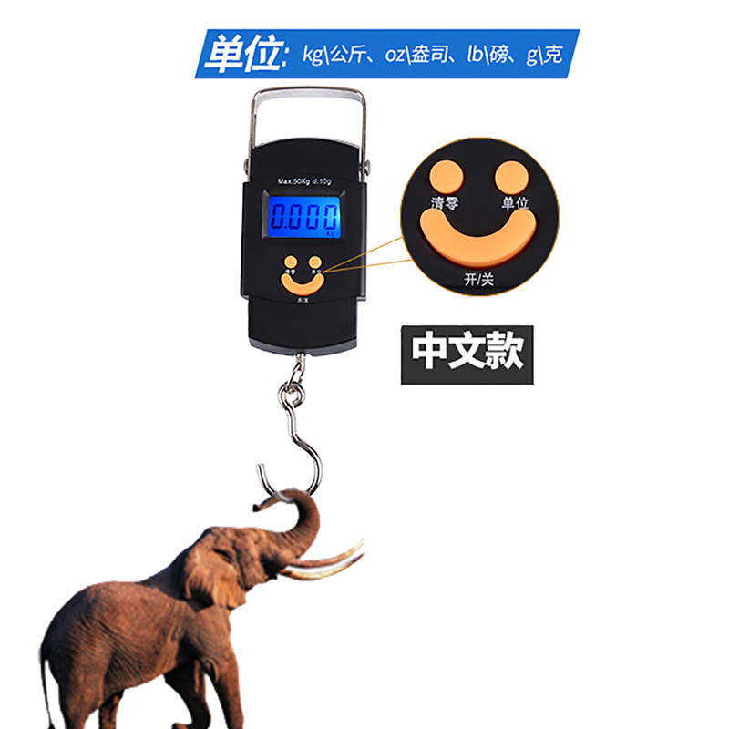 手提称 便携式 迷你称便携 手提电子称 50kg 弹簧秤 高精度手提秤