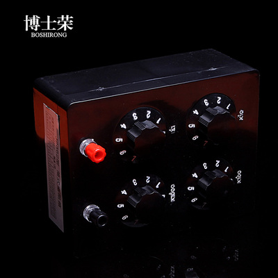 J2362电阻箱简式电阻箱  物理电学教学仪器器材J2362型0- 9999Ω J2372 型0- 9.99Ω J23023型 0-9999Ω欧姆