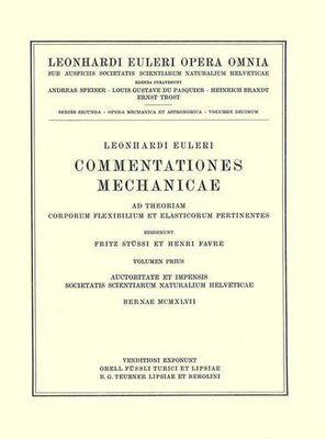 【预订】Commentationes Mechanicae. Principia...