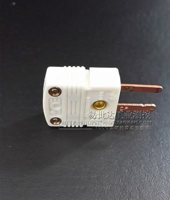 美国原装U型插头B型公母接头热电偶连接器SMPW-U-M/SMPW-B-M