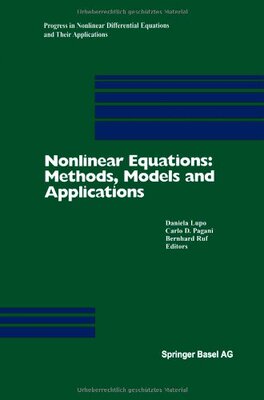 【预售】Nonlinear Equations: Methods, Models and Appli...