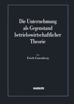 【预售】Die Unternehmung ALS Gegenstand Betriebswirtsc...