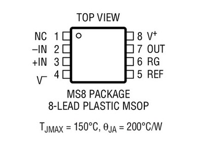 进口原装  仪表放大器 LTC6800HMS8 LTC6800 MSOP8现货可直拍
