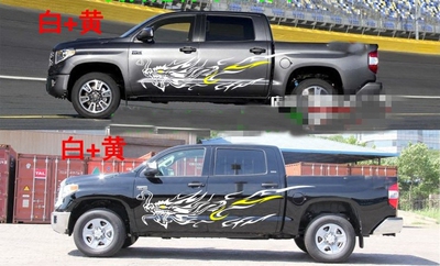 长城大柴神威虎皮卡车贴