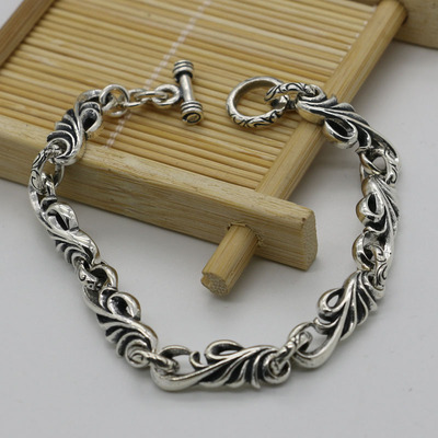时尚风仿古手串银饰品