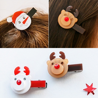 angelrena韩国进口小鹿刘海夹