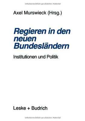 【预售】Regieren in Den Neuen Bundeslandern: Instituti...