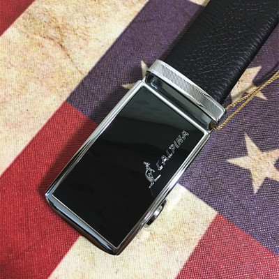 男士商务休闲自动扣真皮皮带