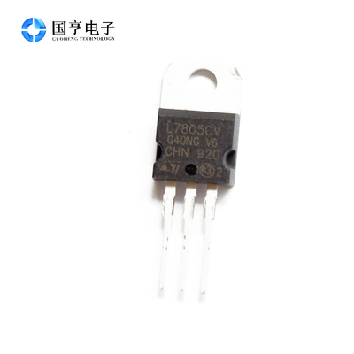 直插 L7805CV TO-220 LM7805CV 三端稳压 封装 5V ST
