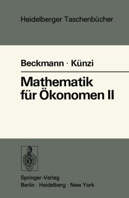 【预订】Mathematik Fur Okonomen II: Lineare ...