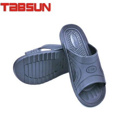 tabsun防静电拖鞋黑色SPU导电