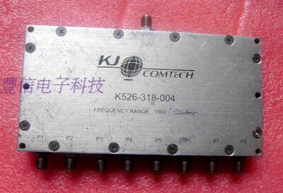 kj comtech k526-318-004 1500MHz-1600MHz  一分8同轴宽带功分器