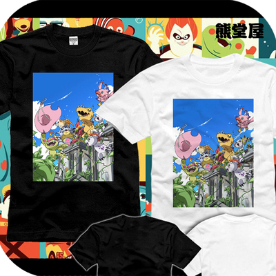 T恤短袖衣服数码宝贝数码暴龙digimon亚古兽Butterfly 无限大
