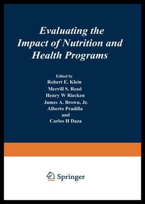 【预售】Evaluating the Impact of Nutrition and Health Pro