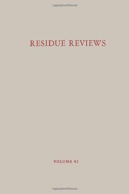 【预售】Residue Reviews/Ruckstands-Berichte: Residues ...