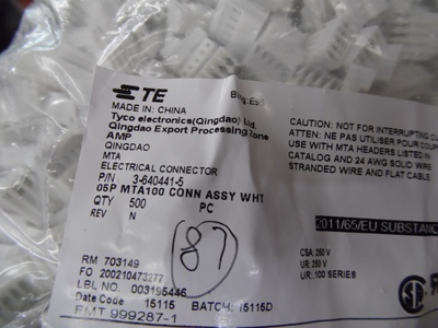 3-640441-5 泰科/安普 TE/AMP 原装正品连接器 接插件 现货期货