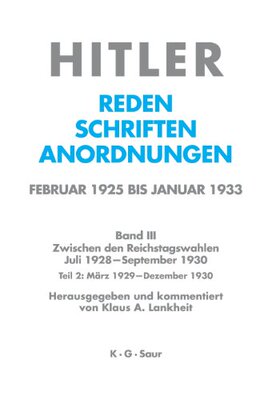 【预售】Marz 1929 - Dezember 1929