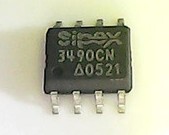贴片 SP3490CN SP3490EN 进口RS485收发器芯片 可直拍 SOP-8