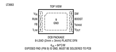 进口原装  LT3663EDCB-5 LT3663IDCB-5 LT3663HDCB-5 LT3663-5