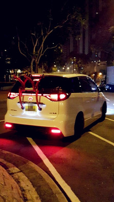 大霸王led刹车灯版尾改装