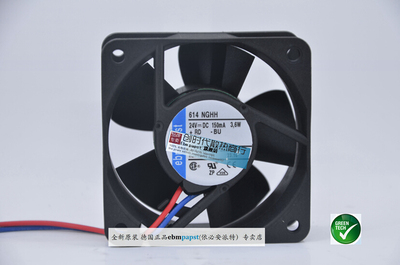 全新原装德国Ebm-papst风扇专售TYP 614NGHH 6025 24V 3.6W 保5年