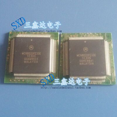 MC68020FE33E MC68020FE20E 16E 25E进口原装拆机带板 质量保证
