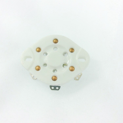 全新陶瓷六脚电子管镀银管座GZC6-1适VT57 2A5 6C6 6D6 RK49 41等