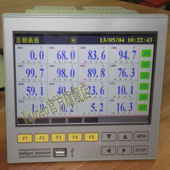 Twidec合泉台湾无纸记录仪TC-70000薄屏记录仪，官方商城直销_虎窝淘