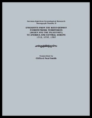 【预售】Emigrants from the West-German Fuerstenberg Terri