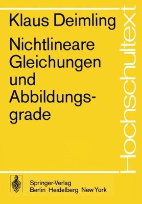 【预订】Nichtlineare Gleichungen Und Abbildu...
