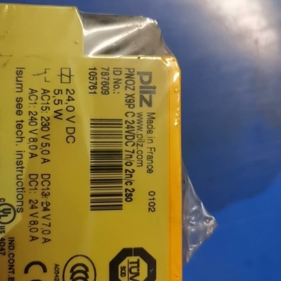 议价皮儿兹安全继电器PNOZ X9P 787609实物拍摄拍前议价