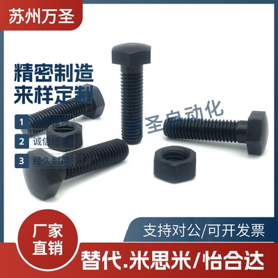头部R型碳钢细牙定位螺栓STCB10/12/16-30/35/40/50/60/70/80