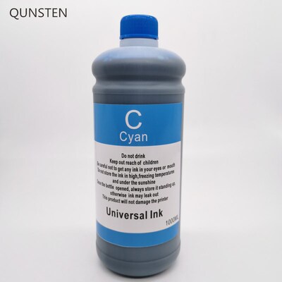 1000ML 1KG Liter Black C M Y Refill Dye Based Ink Kit Replac