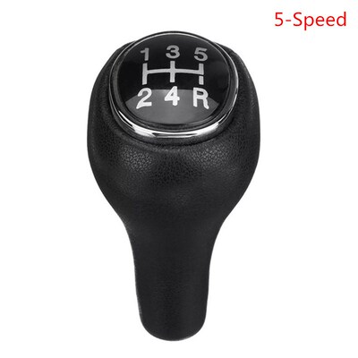 Leather 56Speed Manual MT Car Gear Shift Knob for Ford Focus