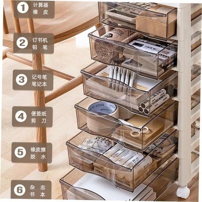 Office desk stationery storage cabinet drawer file rack box