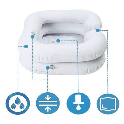 Portable Pvc Inflatable Wash Basin Bathtubs Hair Washing Ba