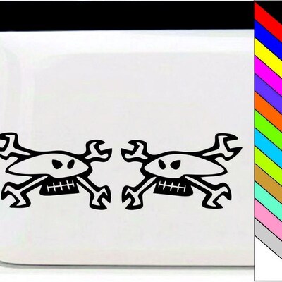 Cool Guy Martin Isle of Man TT Skull Vinyl Motorcyle Decal