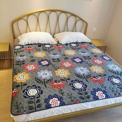 速发Winter flannel mattess soft cushion thin cushion blanket
